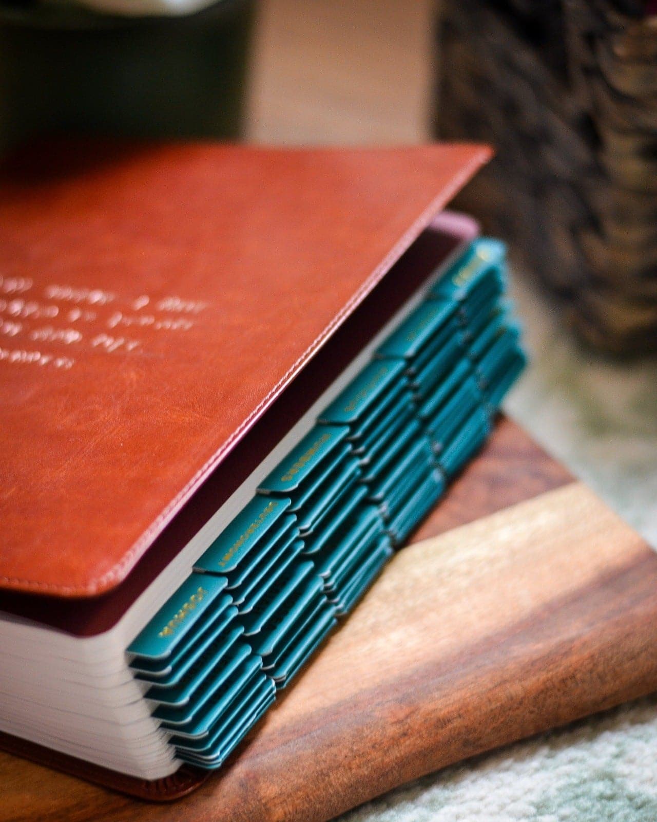 Emerald and Gold Catholic Bible Tabs – Little Way Design Co.